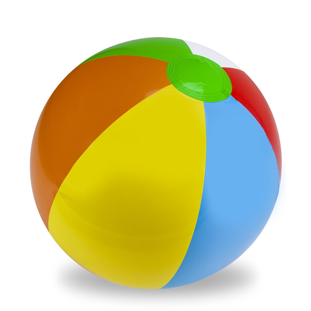 24" Six-Color Beach Ball - Walmart.com