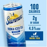 Skimmers Vodka Iced Tea, Original, Peach, Half & Half, Lemonade, 8 Pack ...
