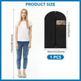 GASTROPOD 1 Pack Garment Bags with Clear Window,45" Clothes Covers with ...