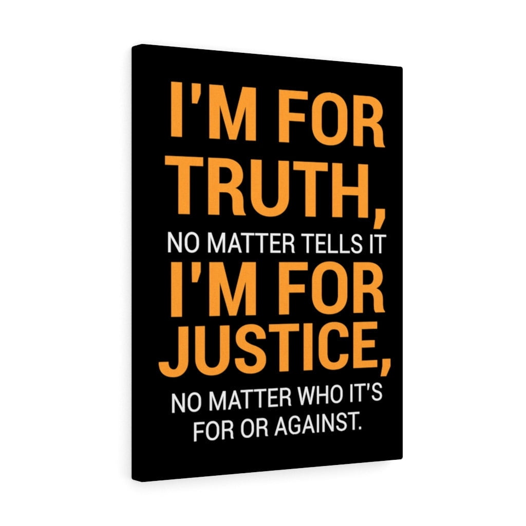 Inspirational Wall Art I'm For Truth Wall Art Motivational Motto ...