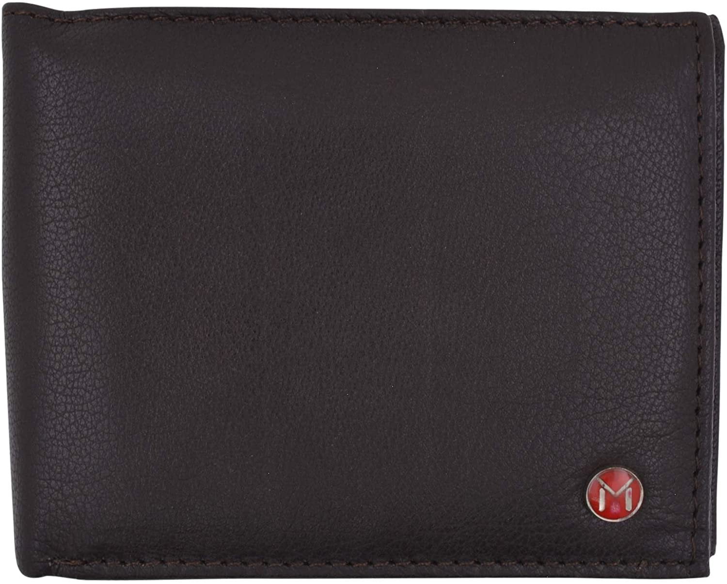 Swiss Marshall RFID Logo Mens Wallet Deluxe Capacity Passcase Bifold ...