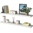 Ballucci 48" Floating Shelves, 2-Pack Wood Wall Shelf Set with ...