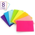 SHAANXIXIAN 8 Pads Lined Sticky Notes 4x6 in, Sticky Notes with Lines ...