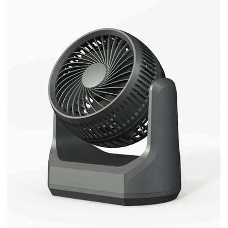 Powerful and silent table fan / desk fan, 30W, 360° rotation, 3 speeds ...