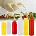 SHAPERME 3 Holes Ketchup Squeeze Bottle Plastic Mustard Mayo Sauces ...