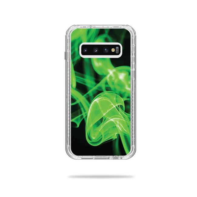 MightySkins LIFNESA10PL-Green Flames Skin Decal Wrap for LifeProof Next ...