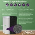 Hunter Replacement Filter Value Pack for Hunter HP450UV Series Air ...