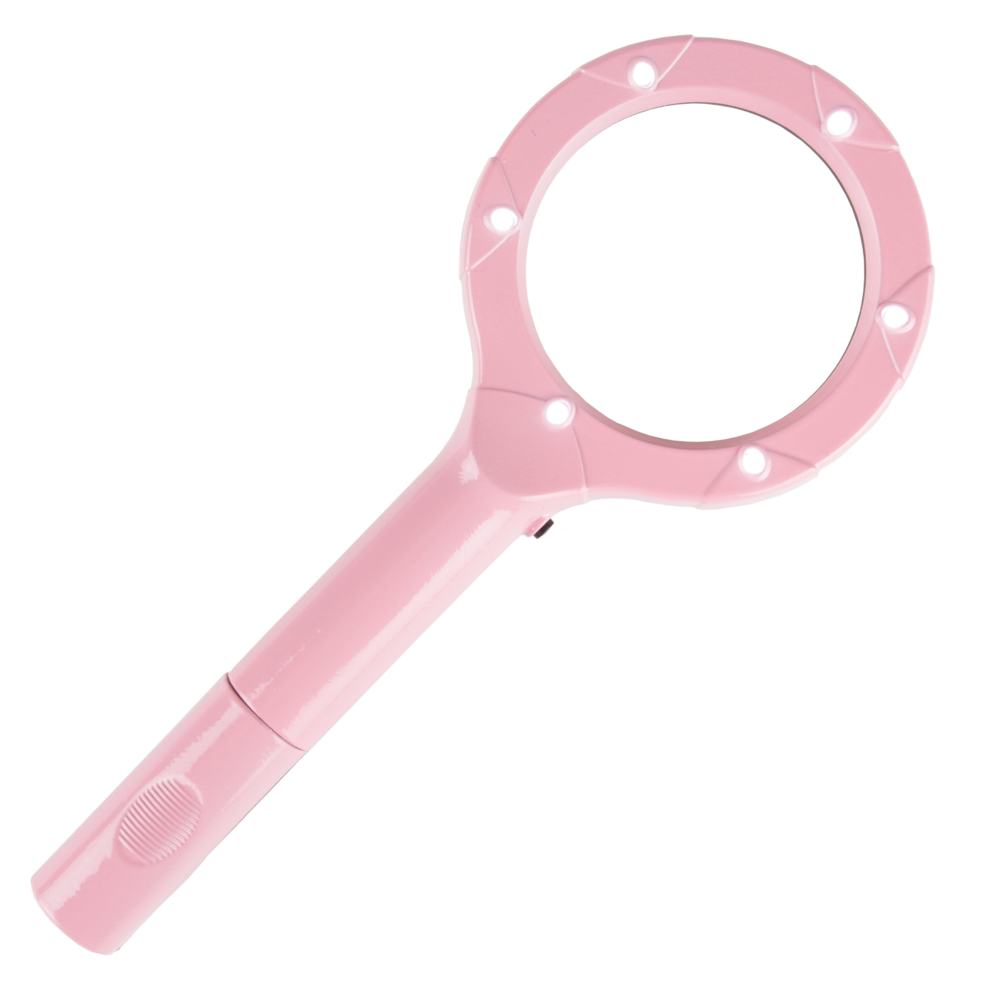 Magnifying Glass with LED Light, Lightweight Handheld Lighted 4x ...