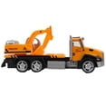 BIMZUC Alloy Pull Back Engineering Excavator Model Children Kid ...