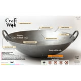Craft Wok 16-Inch Canton Style Carbon Steel Round Bottom Wok - 731W87 ...