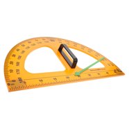 Westcott 6 inch Student Clear Plastic Circular Protractor Tool, 1 Piece ...