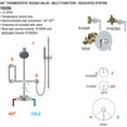 Rohl Universal Rough Valve Body Only Counterclockwise Opening Concealed ...