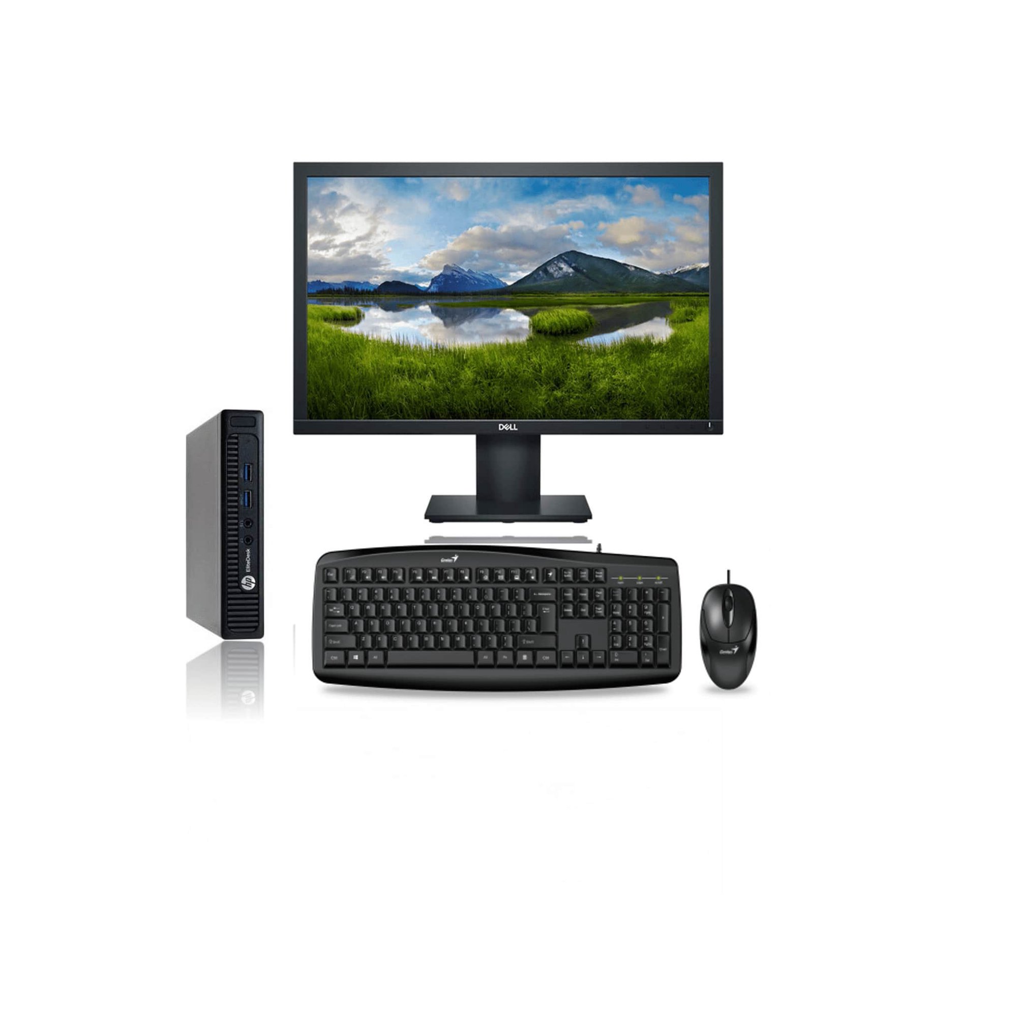 Kit Monitor + Mini Pc Hp 800 G1 (I7-4Ta 8Gb 500Gb) Reacondic | Knasta Chile