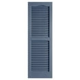 Alpha Shutters Exterior 14'' x 51'' Louvered Shutter (Set of 2 ...