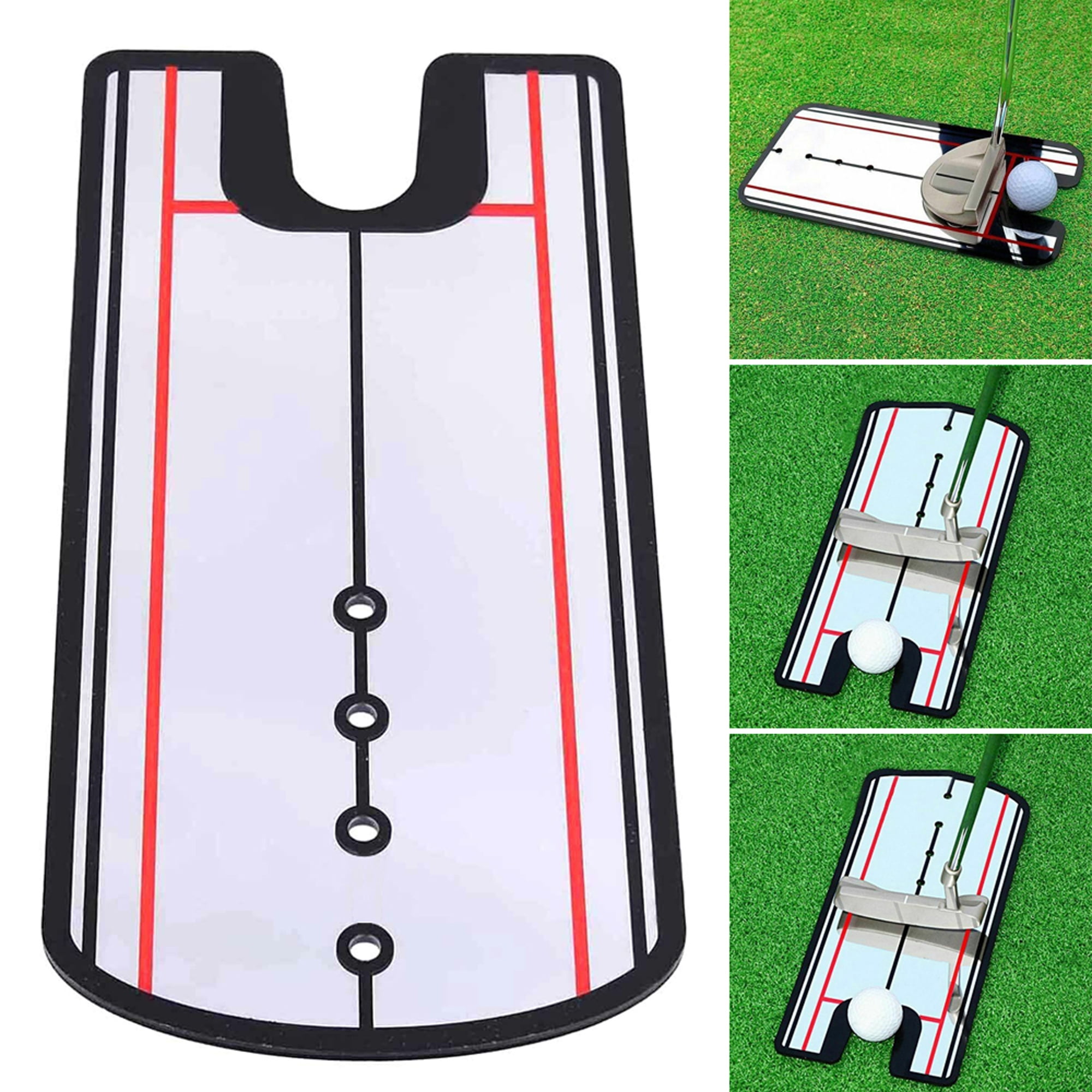 Putt Out Golf Putting Mirror Alignment Training Aid Swing Line Golf ...