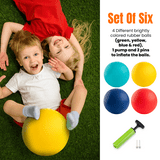 New Bounce 8.5'' Small Rubber Kids Playground Ball Set for Backyard ...