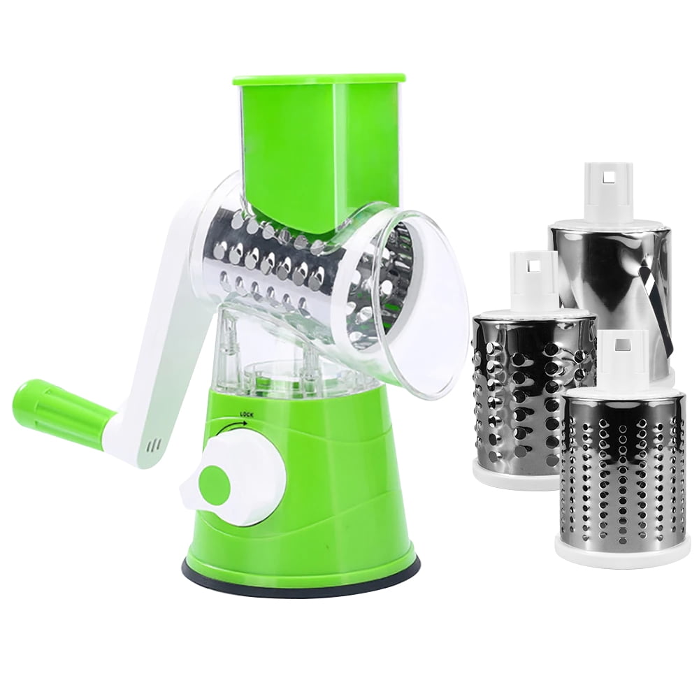 G · PEH Rotary Cheese Grater Shredder Chopper Round Tumbling Box ...