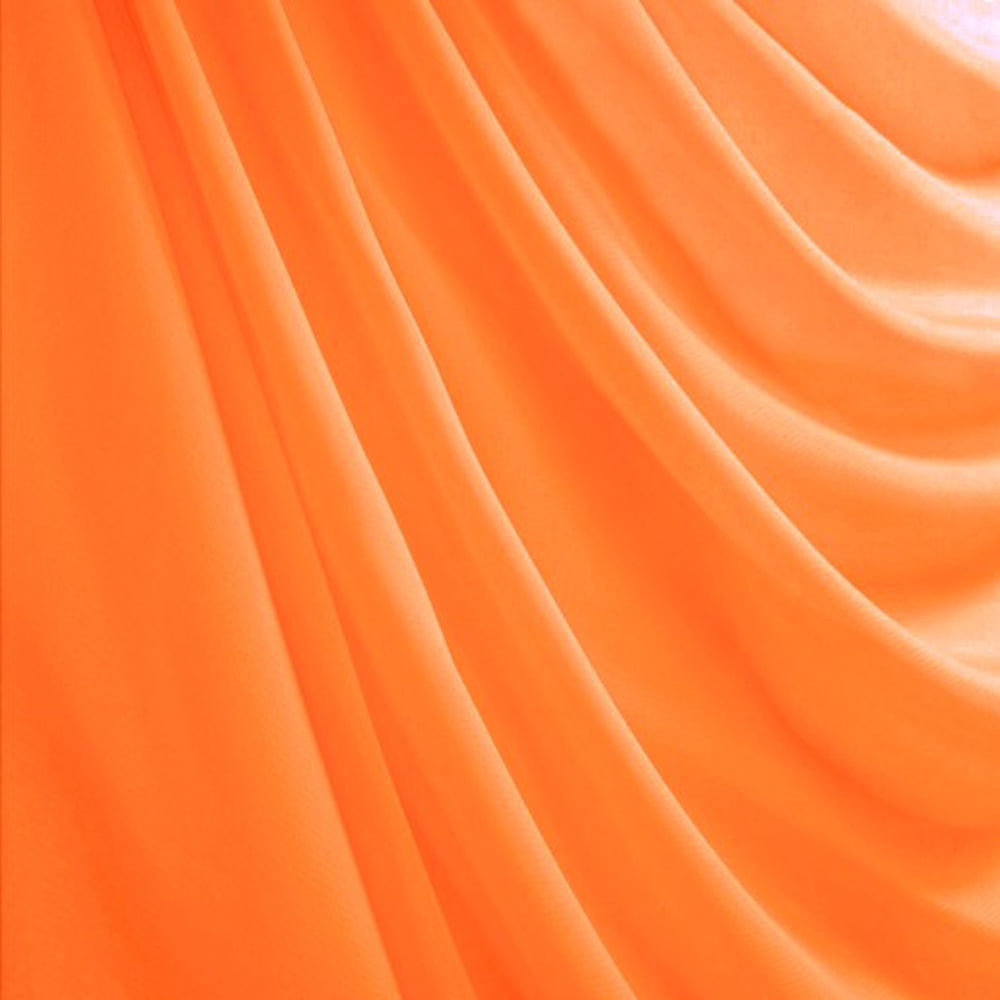 FREE SHIPPING!!! 191 Electro Orange 60" Wide Interlock Lining Fabric ...