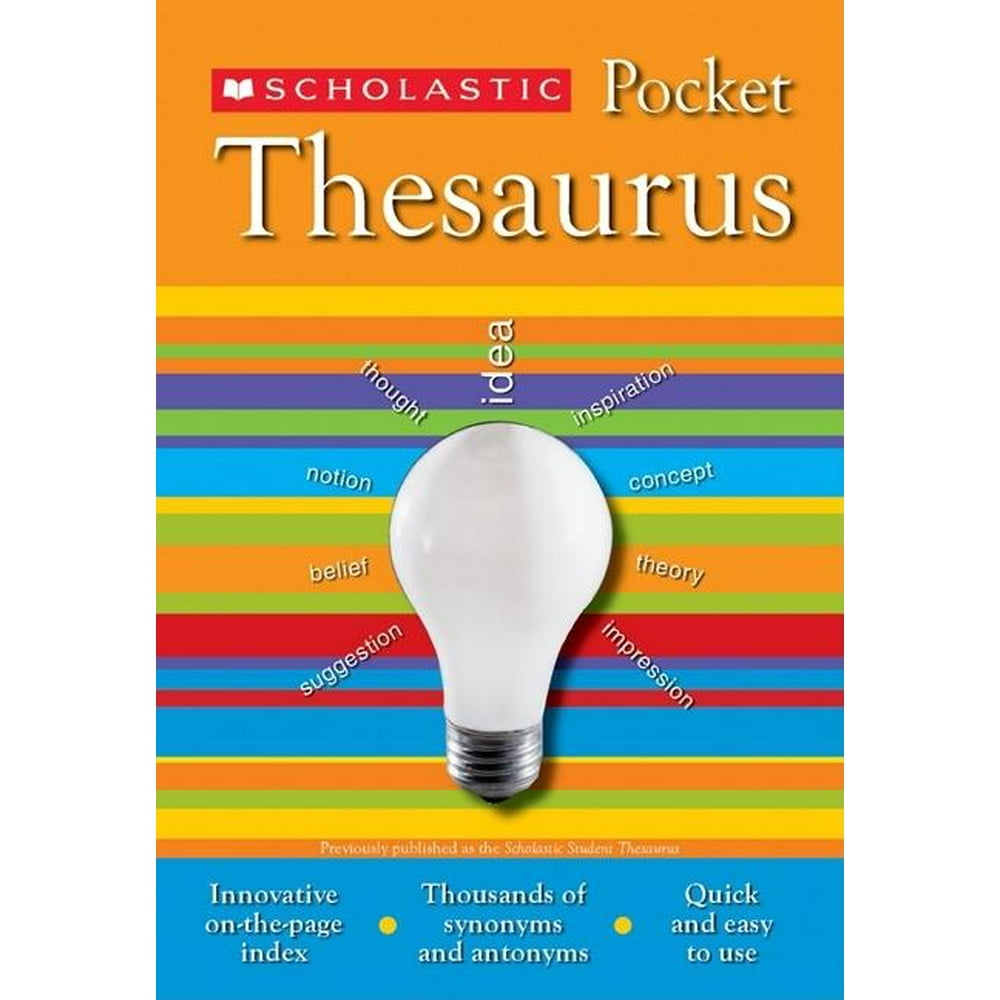 Scholastic Reference Scholastic Pocket Thesaurus Paperback Walmart scholastic-reference-scholastic-pocket-thesaurus-paperback-walmart