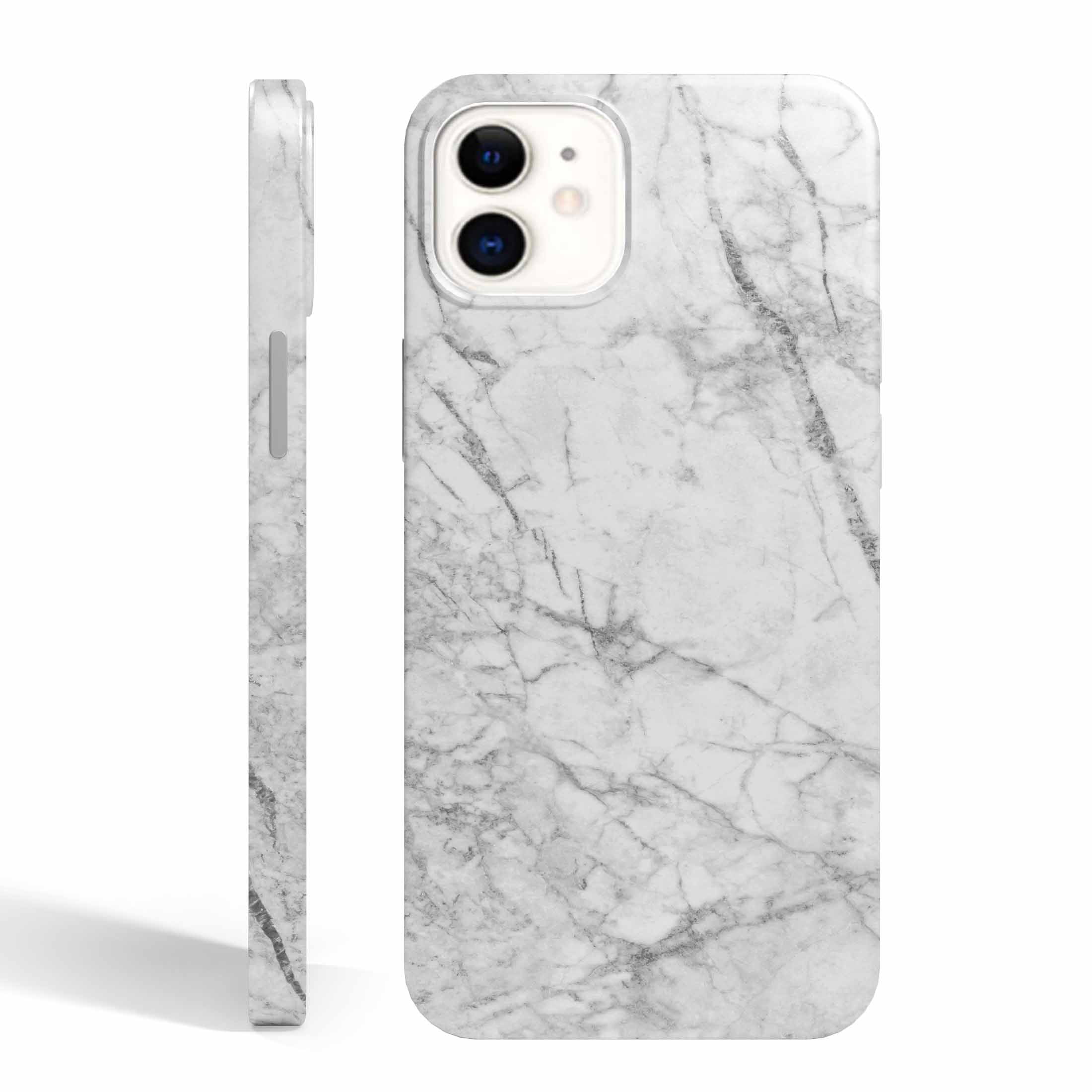 Tobelint Metallic Colored Marble Texture Case for iPhone 12, Slim Full ...