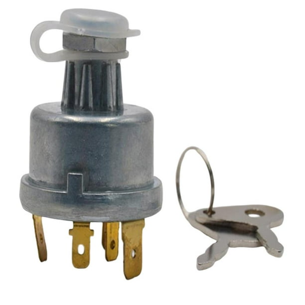 Ignition Contactor, 12V Engine Start Switch 4 Position Ignition Control ...