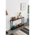 Ktaxon Sturdy Metal Frame Console Table, Scratch & Water-Resistant ...