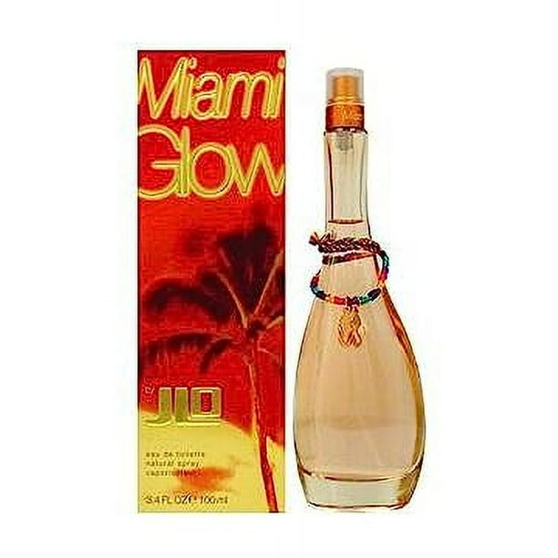 J.Lo Miami Glow Eau de Toilette Spray for Women, 3.4 Fluid Ounce ...