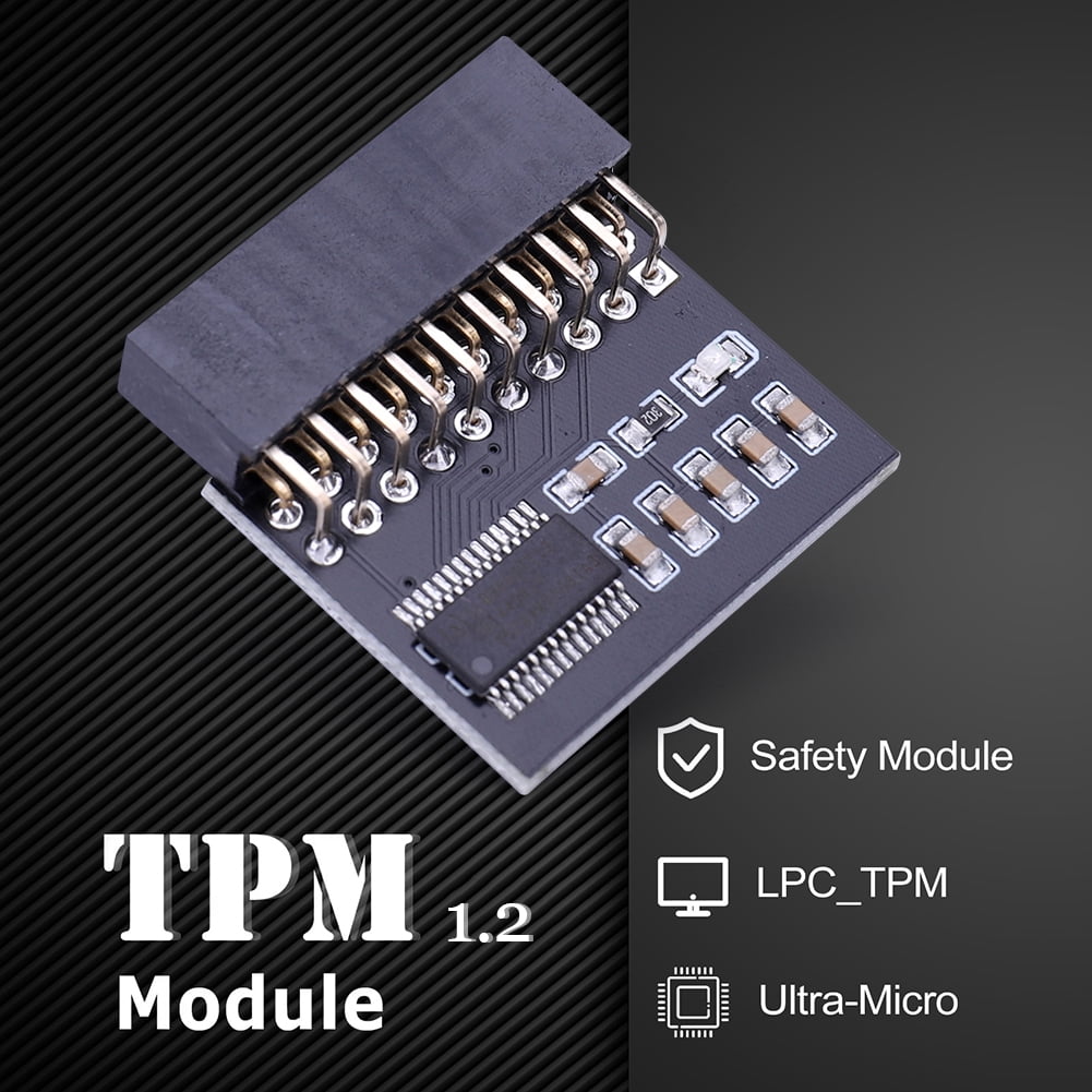 Módulo De Seguridad De Cifrado Piezas del módulo de seguridad de cifrado TPM1.2 LPC de 20 pines ...