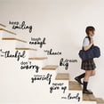 1pc PVC Wall Stickers for Wall Decoration Inspiring Quote Word 39x98cm ...