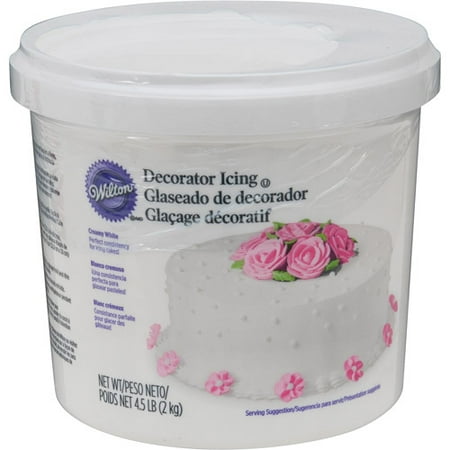 Wilton Ready-To-Use Decorating Icing Tube, Creamy White 4.5 lb. 704-680 ...