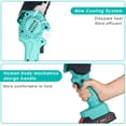 Paddsun Mini Chainsaw 6-inch,Cordless Chainsaw Handheld Electric Power ...