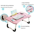 Mighty Rock Foldable Laptop Desk, Bed Tray Table for Bed, Sofa, Non ...