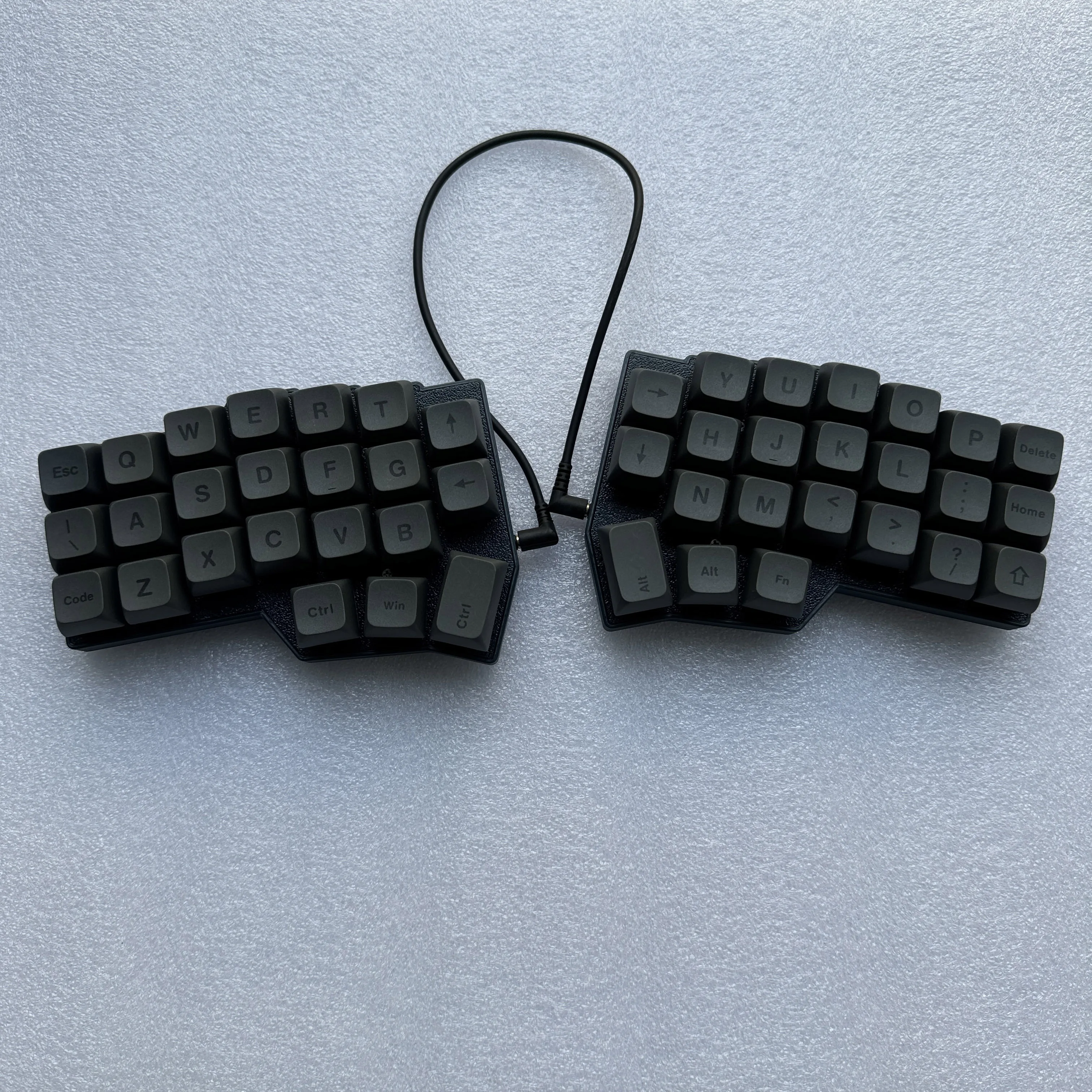 Corne V4 Kit de teclado dividido soporte personalizado Vial con cable ...