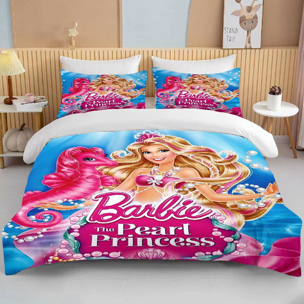Click here for Yingd Pretty Barbie Girls Printed Bedding Set Cart... prices