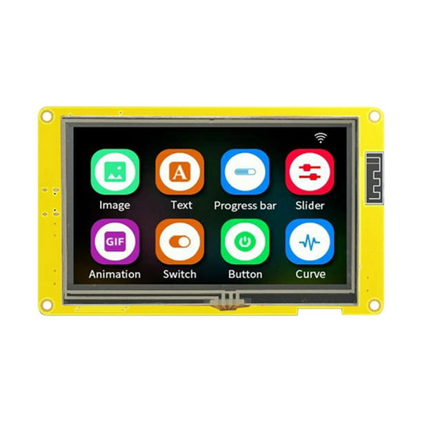 Placa De Desarrollo Esp-Wroom-32 Módulo ESP32 WiFi compatible con Bluetooth Pantalla de 4,3 ...