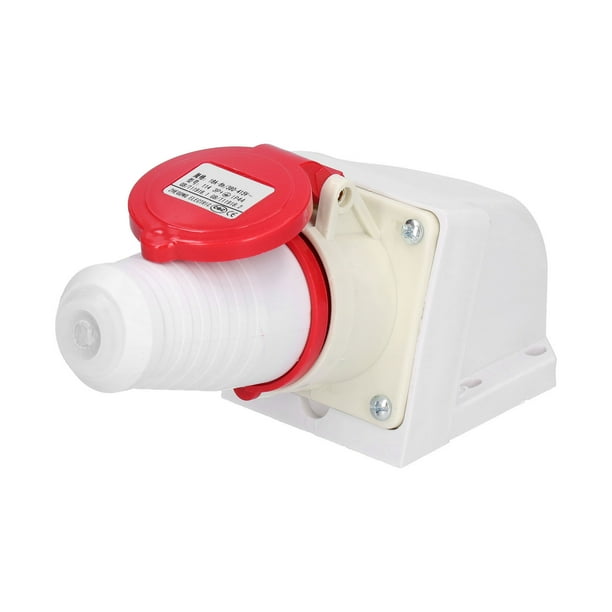 Industrial Plug, Mounted Socket Set 3 Phase 380V-415V 16A Electric ...