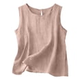 GHIIYER Womens Summer Tops Fashion Basic Solid Crewneck Blouses Loose ...