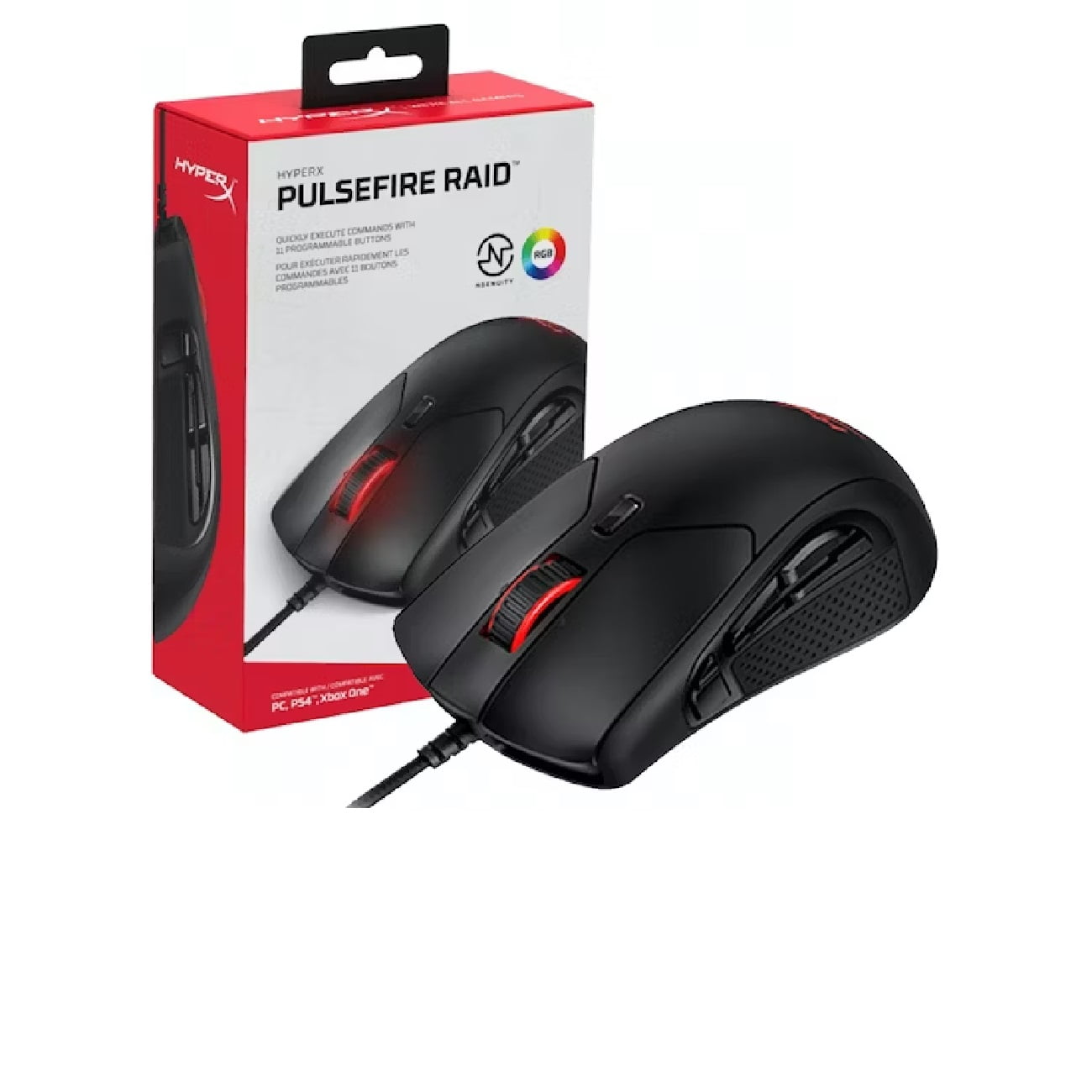 Mouse Gamer Hyperx Pulsefire Raid Sensor Premium Pixart 3389 | Knasta Chile