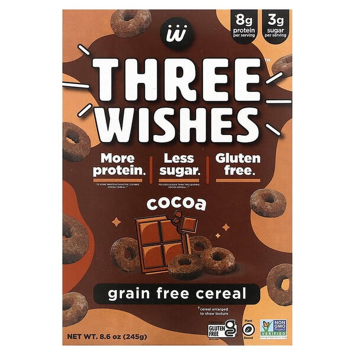 Click here for Three Wishes  Grain Free Cereal  Cocoa  8.6 Oz (24... prices