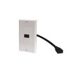 DataComm Decor Wall Plate Insert - Mounting plate - HDMI - white - 1-gang - Walmart.com