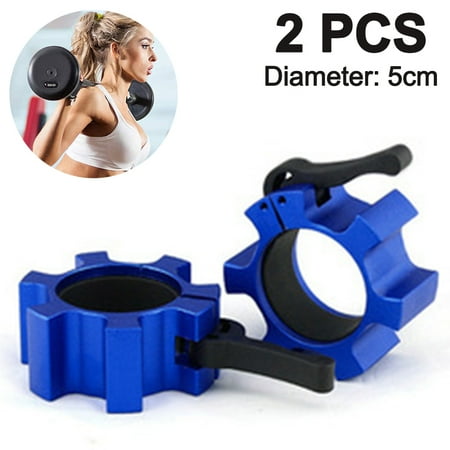 Barbell Buckle Lock Aluminum Alloy Barbell Collar Lock Clip Clamp ...