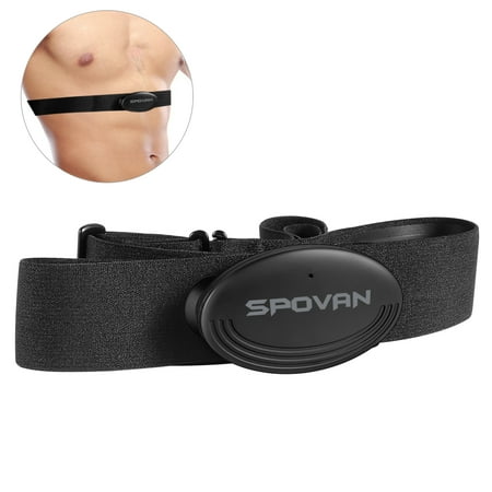 Spovan Wireless Sports Heart Rate Monitor Chest Strap Sensitive Heart ...