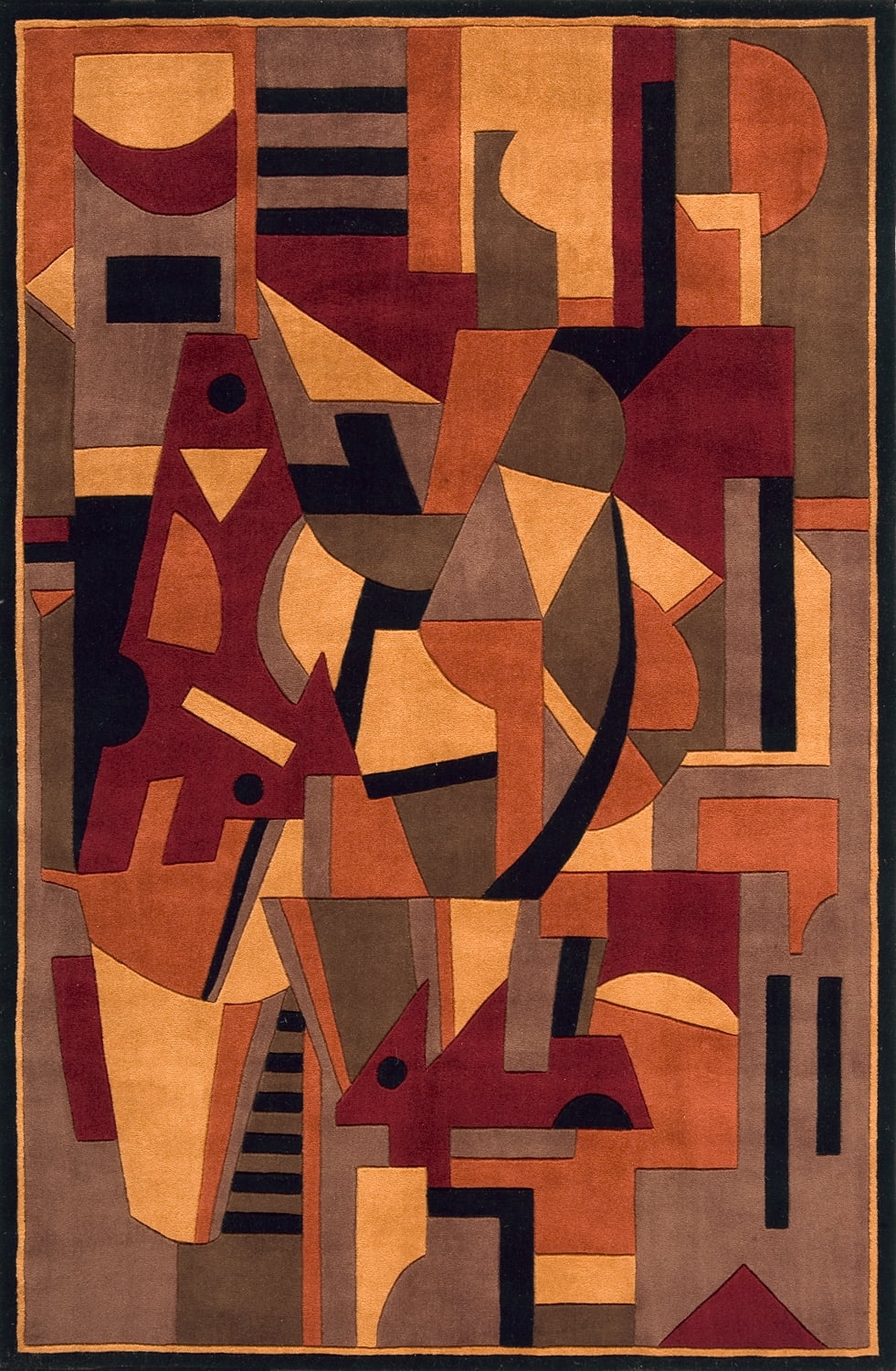 Momeni New Wave Cubist Area Rug - Walmart.com
