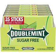 5 Gum Sugar Free Peppermint Cobalt Chewing Gum, 35 Sticks (6 Pack ...