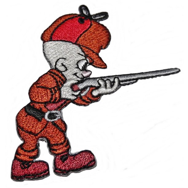 Looney Tunes Elmer Fudd 3 " Tall Embroidered Iron On Patch - Walmart.com