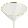 Thyme & Table 7 fl oz Martini Glass with Gold Rim - Walmart.com