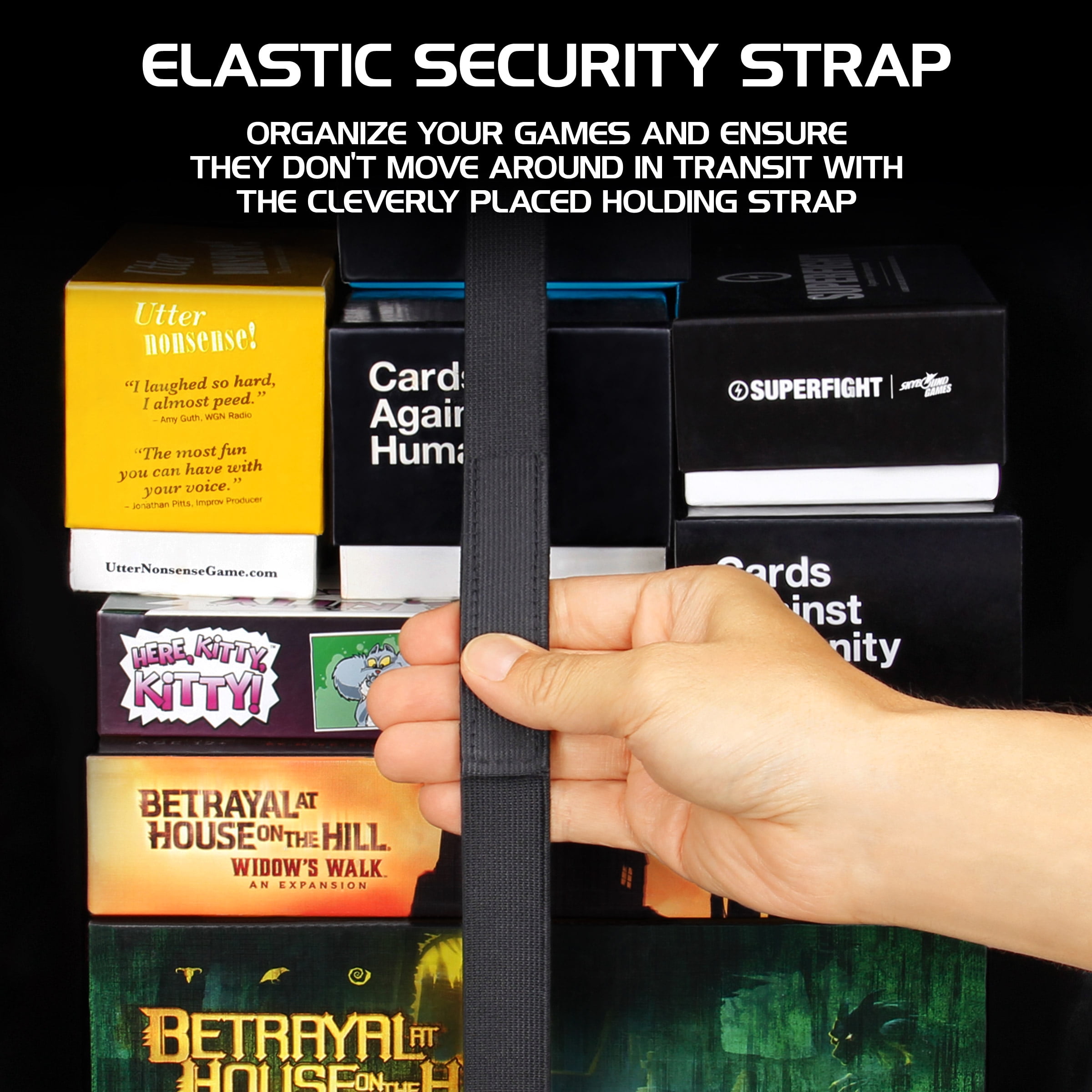 Buy ENHANCE Collector's Edition Board Game Backpack - Reinforced Rigid ...