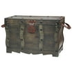 Antique Style Distressed Wooden Pirate Treasure Chest, Coffee Table ...