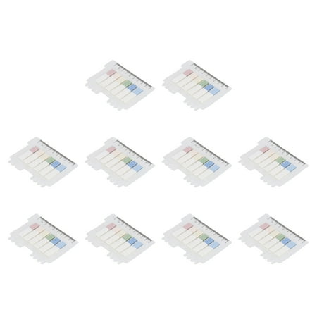 Page Markers Index Tabs, Translucent Index Tabs 6 Different Colors ...