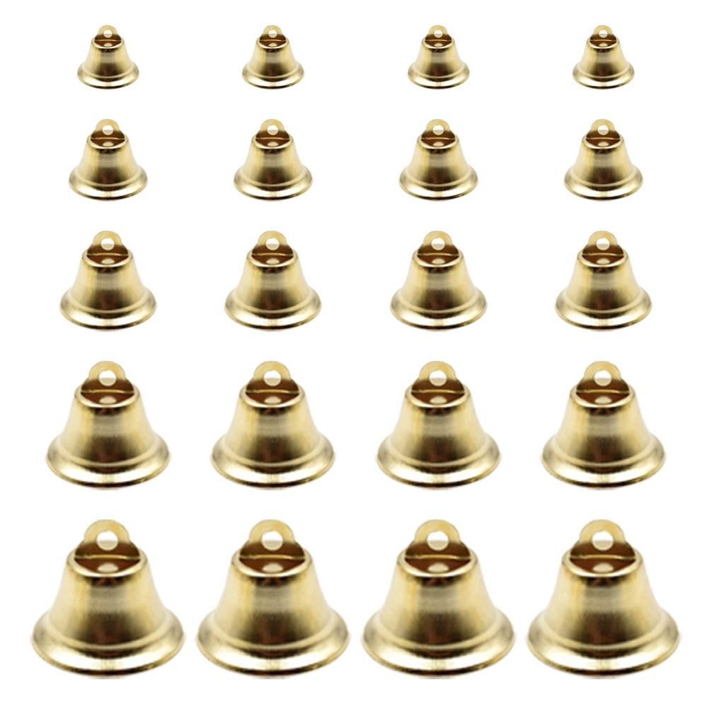 100Pcs Christmas Bell Party Bell Decoration Small Bell Wind Bell DIY ...